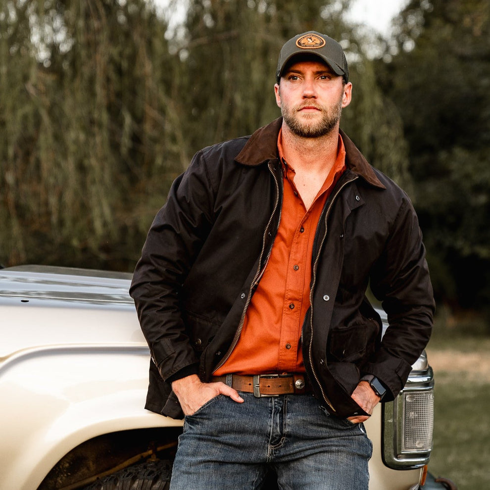 Men's Brown Waxed Briar Jacket – Over Under Clothing