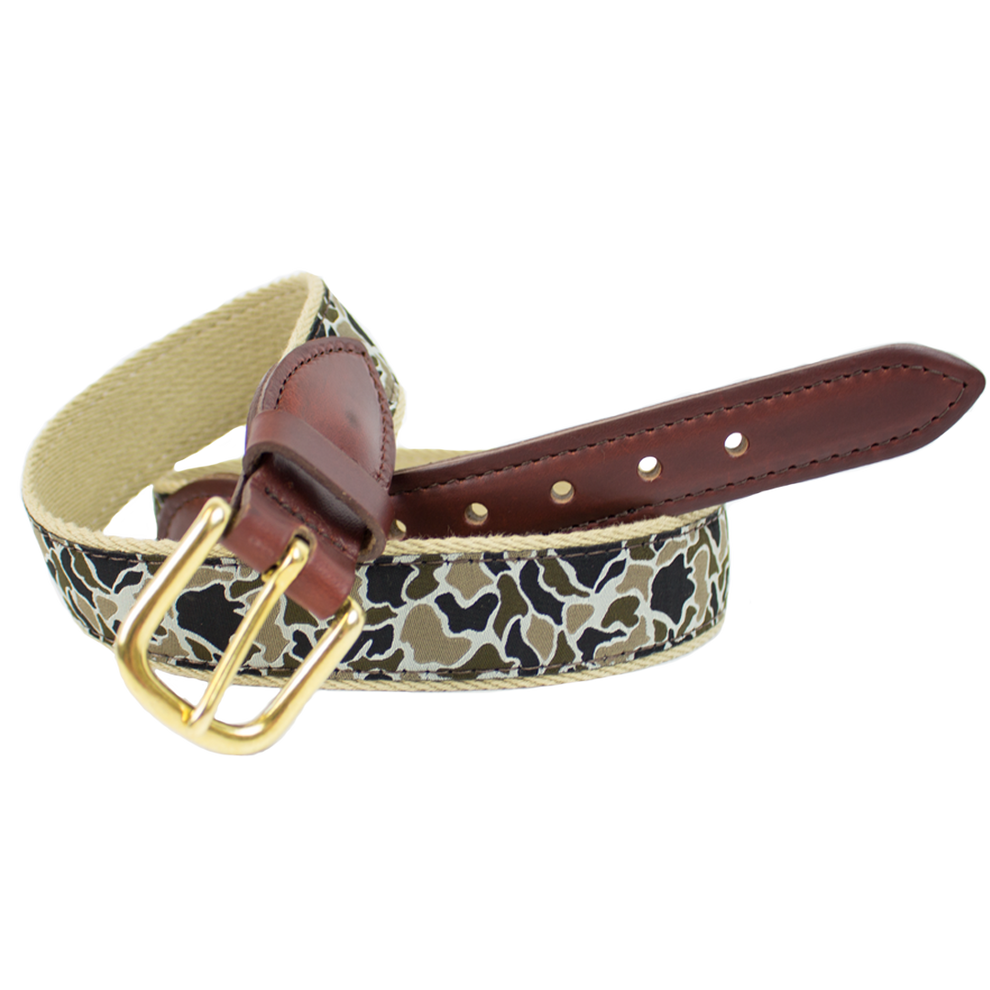 Duck Camo Ribbon Belt – Over Under Clothing