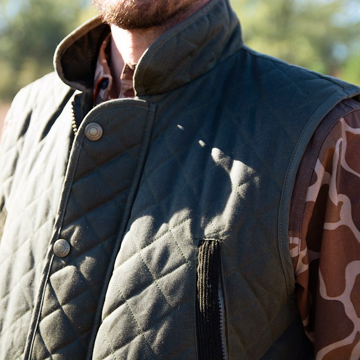 The Whitby Vest Olive – Over Under Clothing